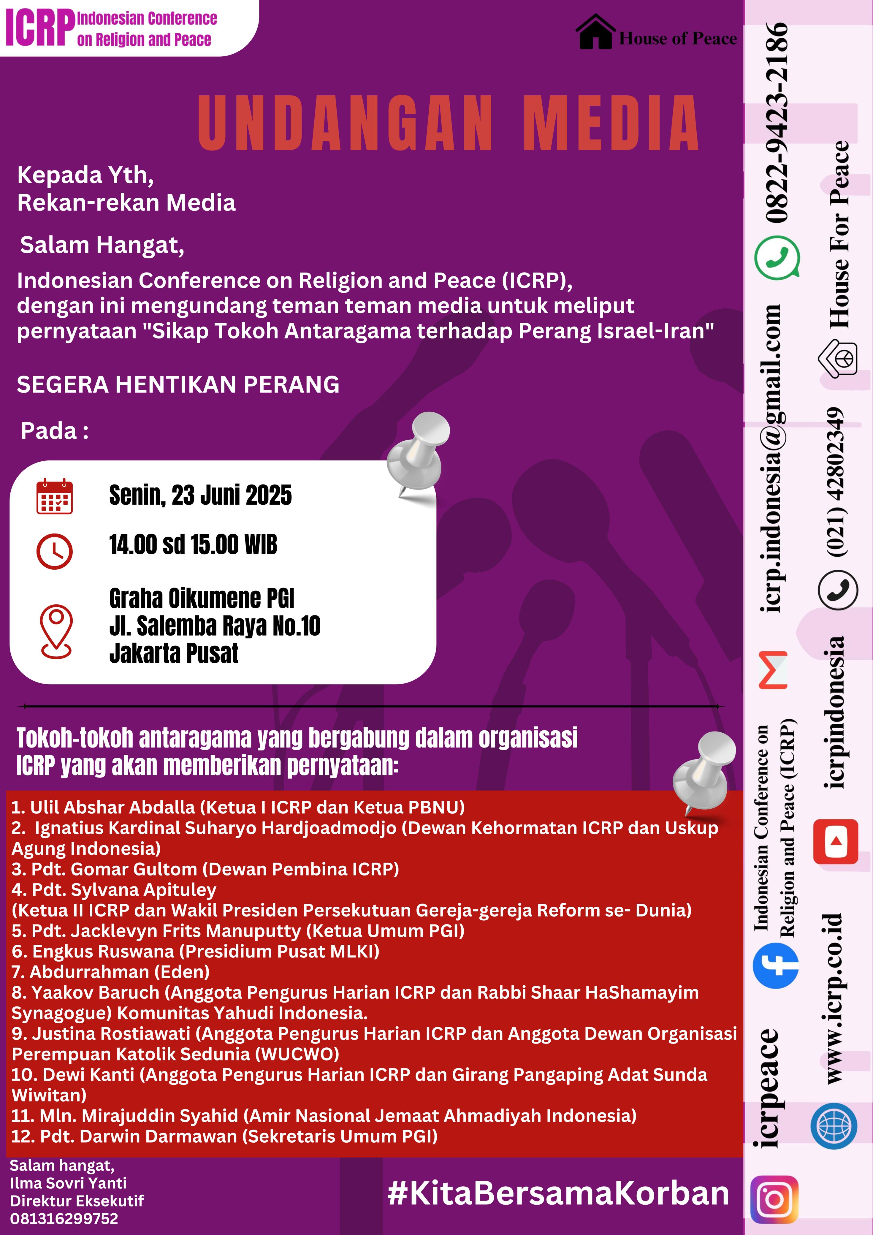 Indonesian Conference on Religion and Peace